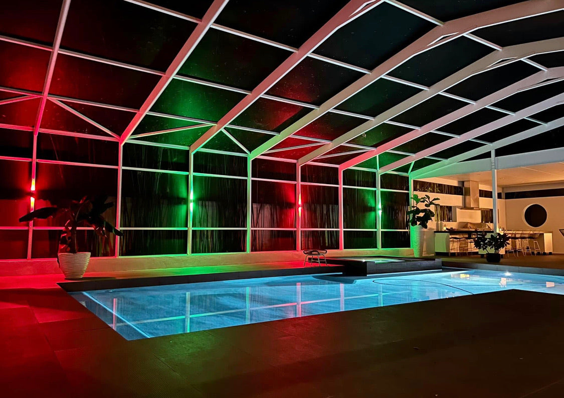 Pool Enclosure- Lanai Sconce Light System 12 PACK